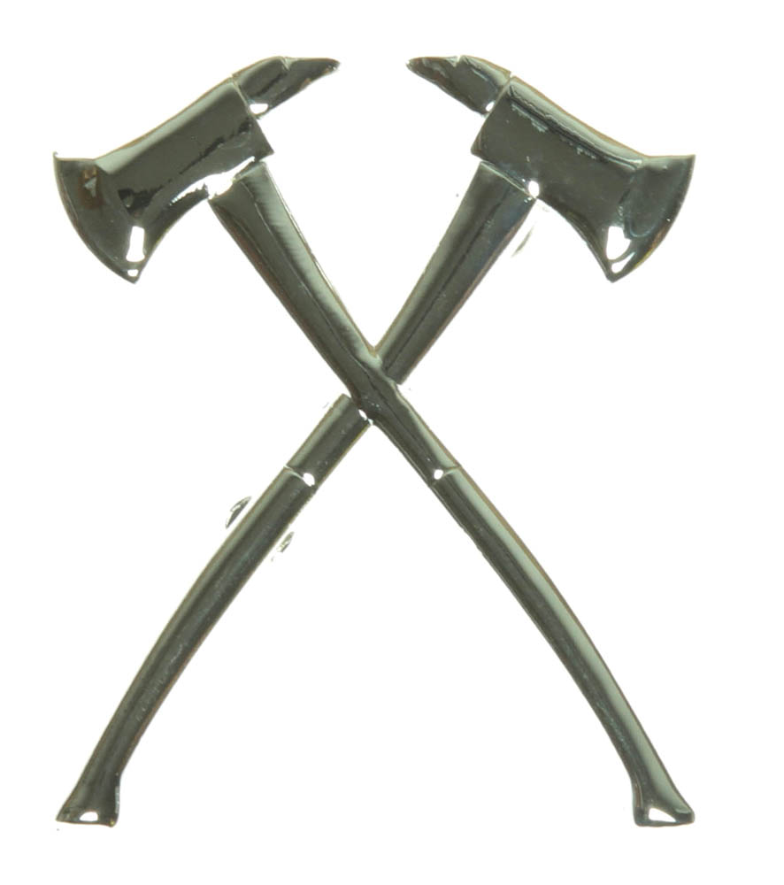 Firefighter Crossed Axes Pin The Cheap Place