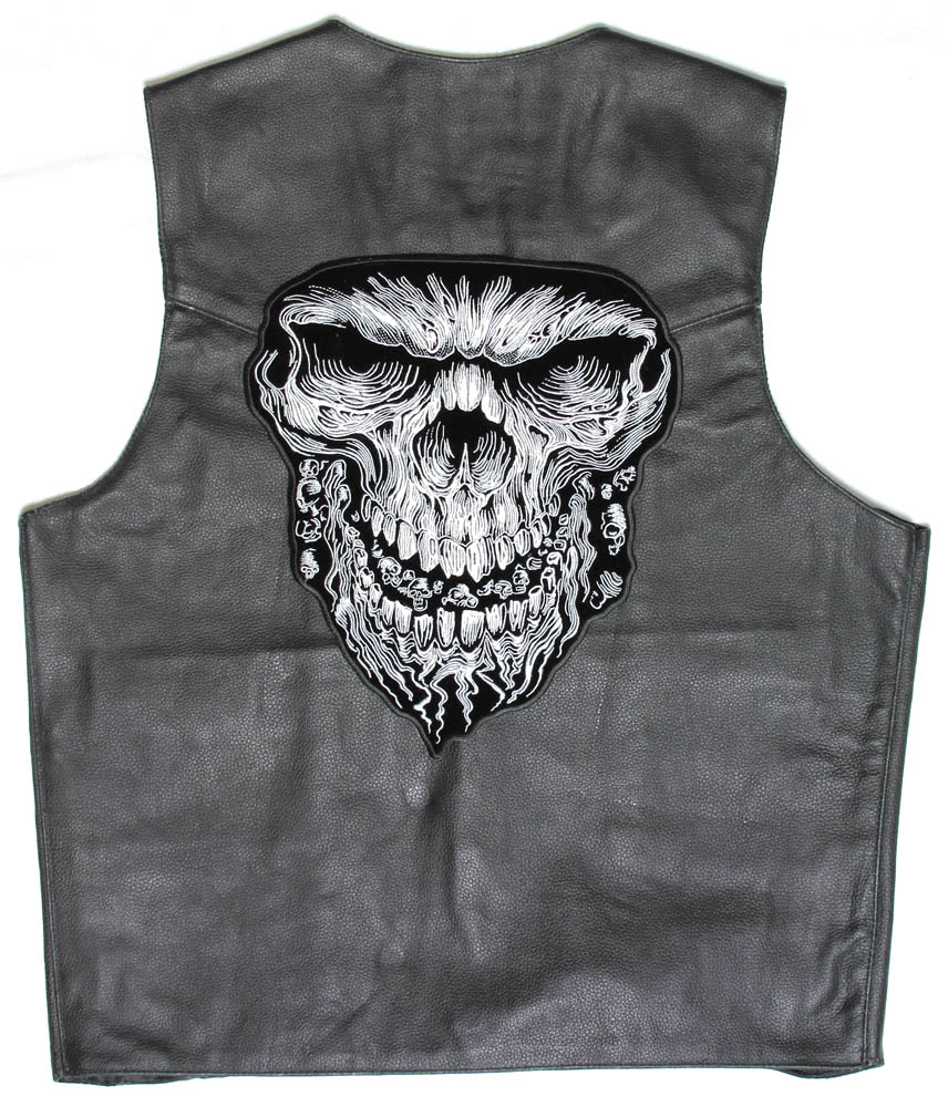 Shop Skull Patches Large Vibration Skull Patch Large