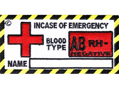 Shop Blood Type Patches - Embroidered Patches - TheCheapPlace