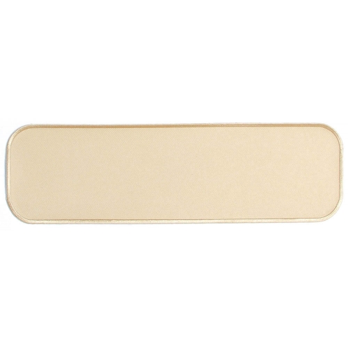 Tan 10 Inch Straight Blank Patch | Embroidered Patches - TheCheapPlace