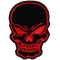 Red Skull Patch, Biker Skull Patches by Ivamis Patches