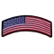 American Flag Rocker Patch | US Military Veteran Patches by Ivamis Patches