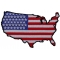 Unites States Map With US Flag Patch | Embroidered Patches by Ivamis ...
