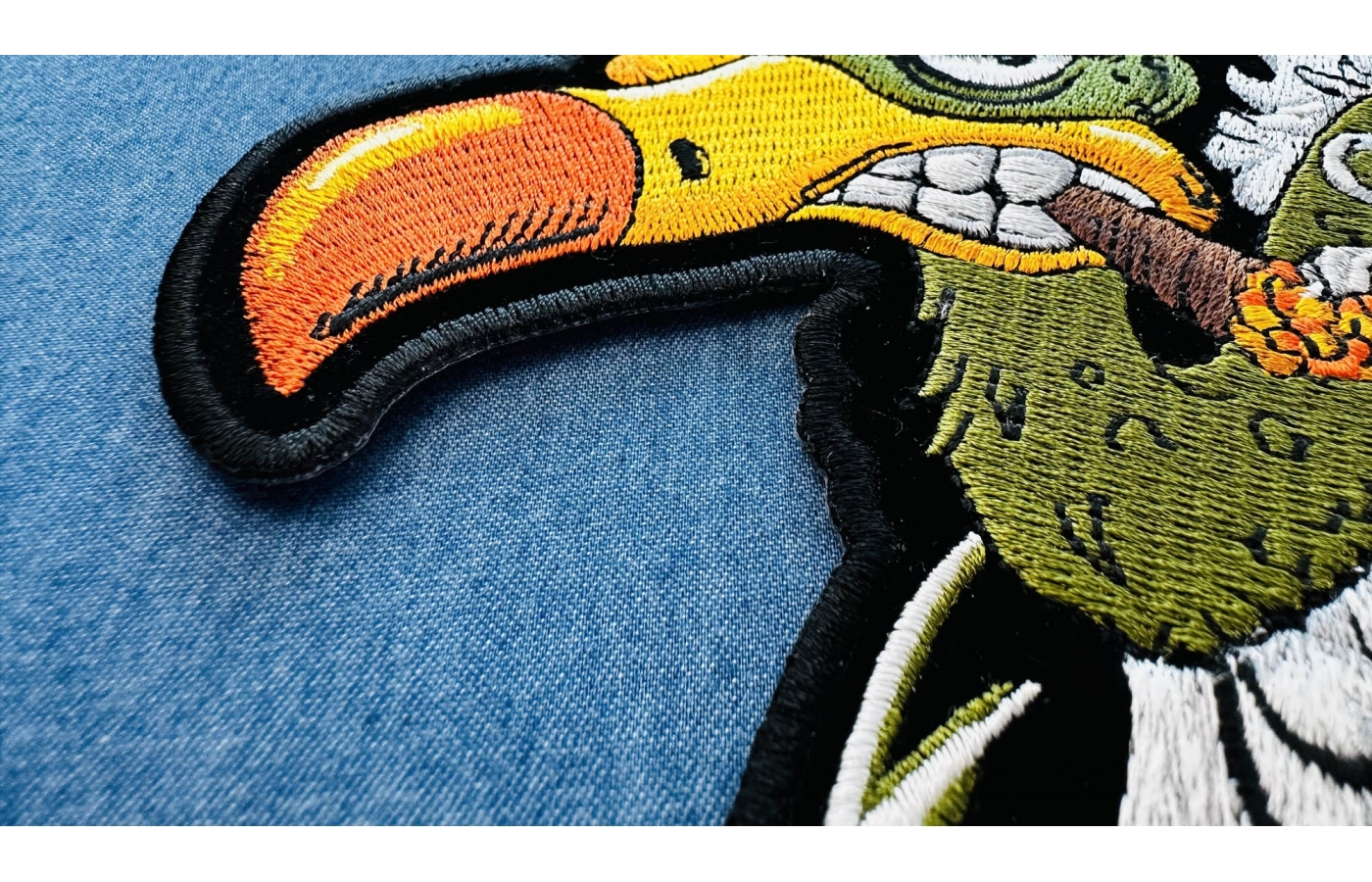 Large Vulture Patch for Back of Biker Jackets by Ivamis Patches