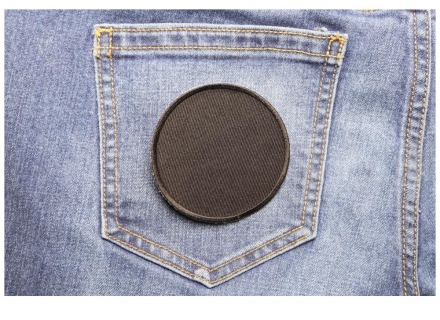 Black 4 Inch Rectangular Blank Patch | Embroidered Patches by Ivamis ...