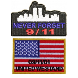 9 11 Patches - Sew or Iron on - Embroidered - TheCheapPlace.com