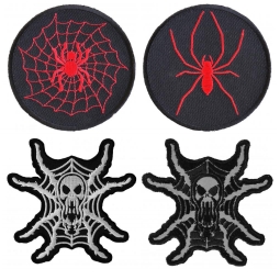 Spider Patches for Jackets - Sew or Iron on - Embroidered ...