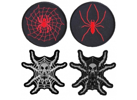 Large Red Spider Patch for Back of Jackets by Ivamis Patches