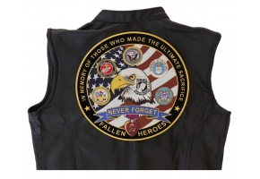 Veteran Lower Rocker Patch | Large Military Rockers -TheCheapPlace