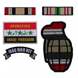 Iraq War Veteran Patches - Sew or Iron on - Embroidered - TheCheapPlace.com