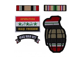 Iraq War Service Ribbon Patch | Iraq War Patches -TheCheapPlace