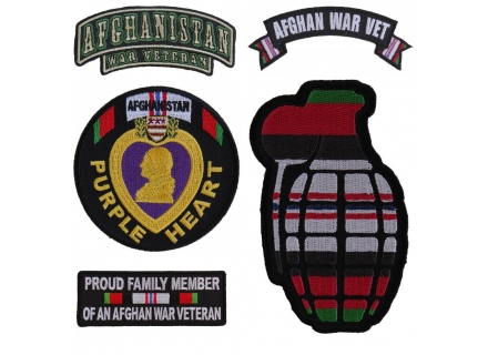 Afghanistan War Veteran Rocker Small Patch | US Military Veteran ...