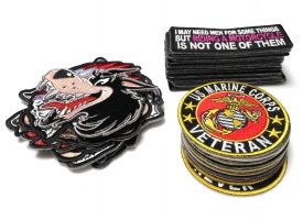 Embroidered Patches for Jackets - Sew or Iron on Patches