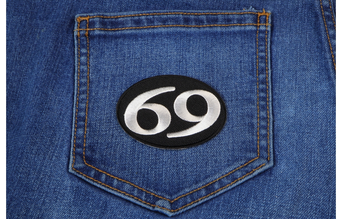 69 Iron On Patch | Embroidered Patches by Ivamis Patches