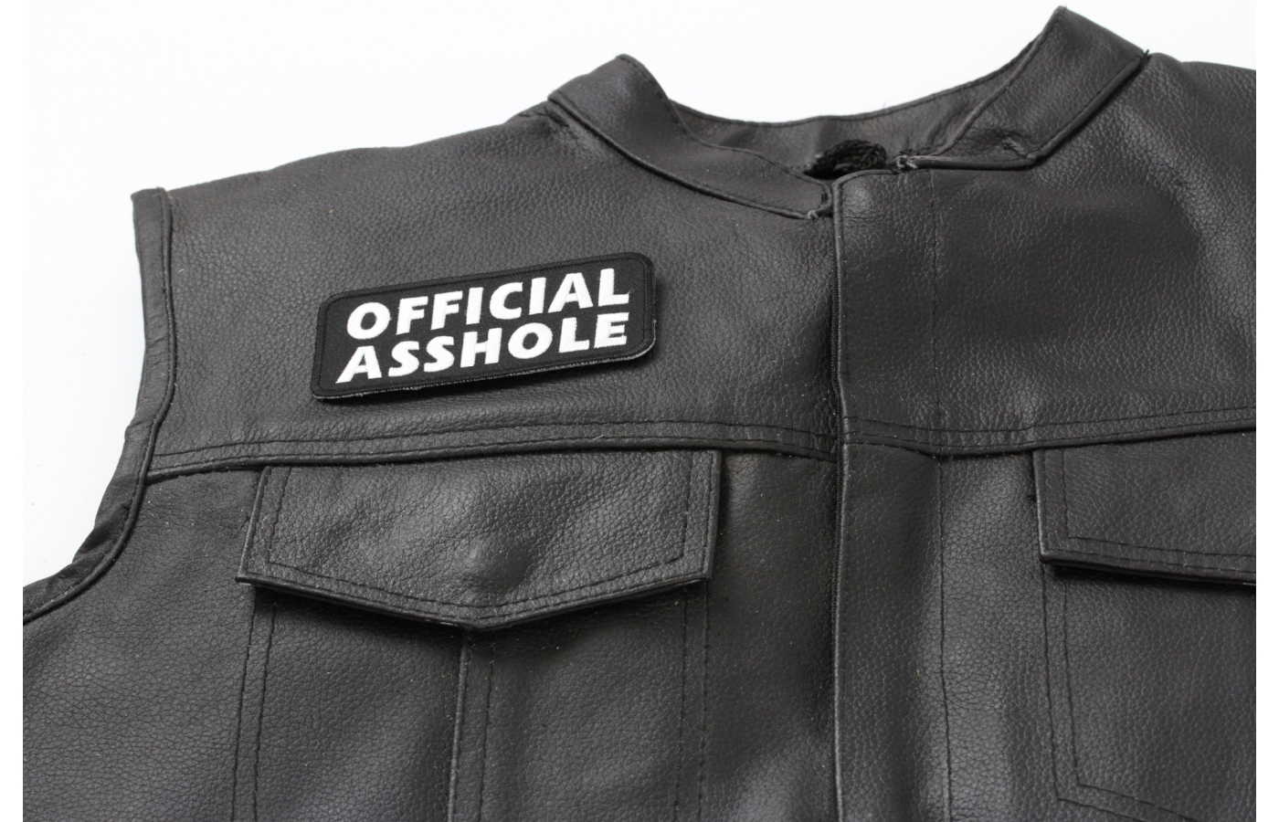 Official Asshole Embroidered Patch | Embroidered Patches by Ivamis Patches