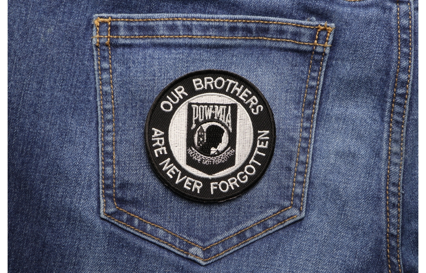 Our Brothers Are Never Forgotten Patch Small | US Military Veteran ...