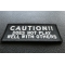 Caution Does Not Play Well With Others Patch | Embroidered Patches by Ivamis Patches