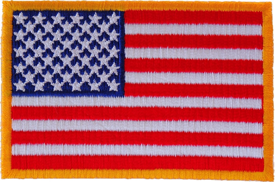 New and Improved 3 inch American Flag Patches