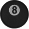 8 Ball Patch - Embroidered Iron On by Ivamis Patches
