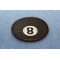 8 Ball Patch - Embroidered Iron On by Ivamis Patches