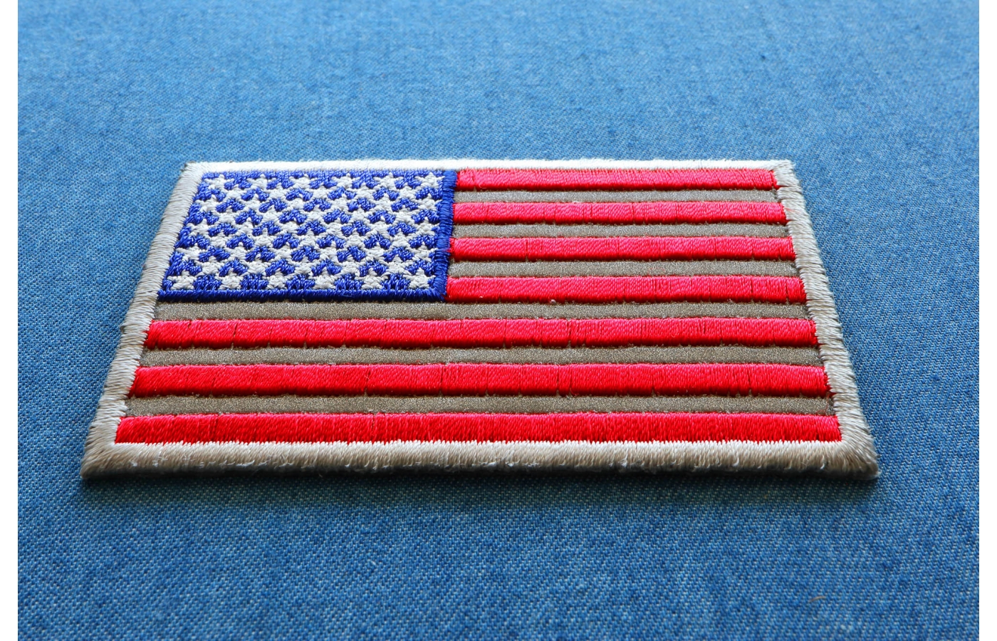 American Flag Reflective Patch | Embroidered Patches by Ivamis Patches