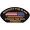 Respect Our Flag Patriotic Iron on Cap Patch - Iron on Patriotic ...