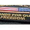 Respect Our Flag Patriotic Iron on Cap Patch - Iron on Patriotic ...
