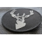 Iron On Round Deer Patch | Embroidered Patches by Ivamis Patches