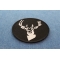 Iron On Round Deer Patch | Embroidered Patches by Ivamis Patches