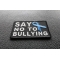 Say No To Bullying Blue Ribbon Patch | Embroidered Patches by Ivamis ...