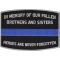 Fallen Officer Memorial Patch | Embroidered Patches by Ivamis Patches