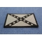 Subdued Gray Confederate Flag Patch by Ivamis Patches