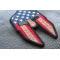 Spartan Helmet US Flag Patriotic Iron on Patch - Iron on Patriotic ...