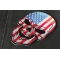 American Flag Skull Patch, Skull Patches by Ivamis Patches