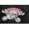 Psychobilly Skull and Wrenches Patch - TheCheapPlace
