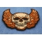 Winged Skull Patch, Biker Skull Patches by Ivamis Patches