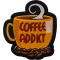 Coffee Addict Patch - Iron on Novelty Patches by Ivamis Patches