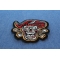 Deranged Jolly Roger Pirate Patch, Skull Patches by Ivamis Patches