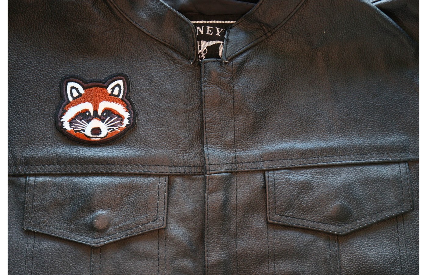 Raccoon Iron on Patch by Ivamis Patches