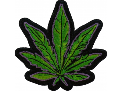 Marijuana Leaf Patches - Sew or Iron on - Embroidered - TheCheapPlace.com