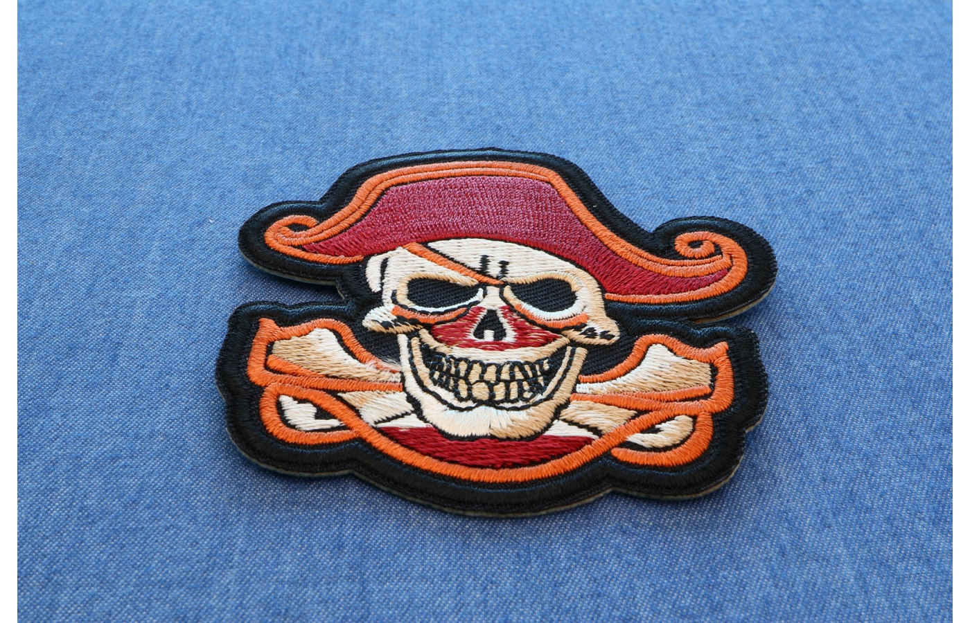 Pirate Skull Patch Embroidered by Ivamis Patches