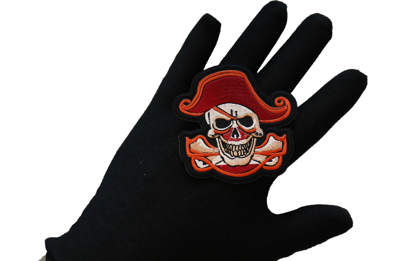 Pirate Skull Patch Embroidered by Ivamis Patches