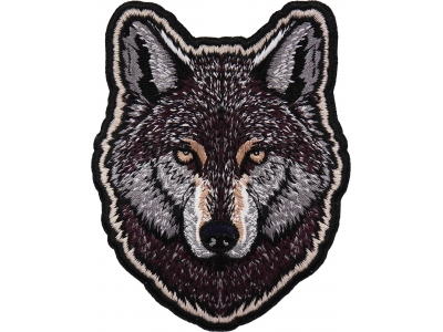 Wolf Patches for Jackets - Sew or Iron on - Embroidered - TheCheapPlace