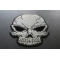 Reflective Skull Patch, Large Skull Patches for Biker Jackets by Ivamis ...
