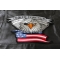 Biker Forever Eye Patch Eagle Patch, Large Biker Back Patches for Leather Vests by Ivamis Patches