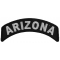 Arizona State Embroidered Small Iron On Rocker Patch by Ivamis Patches