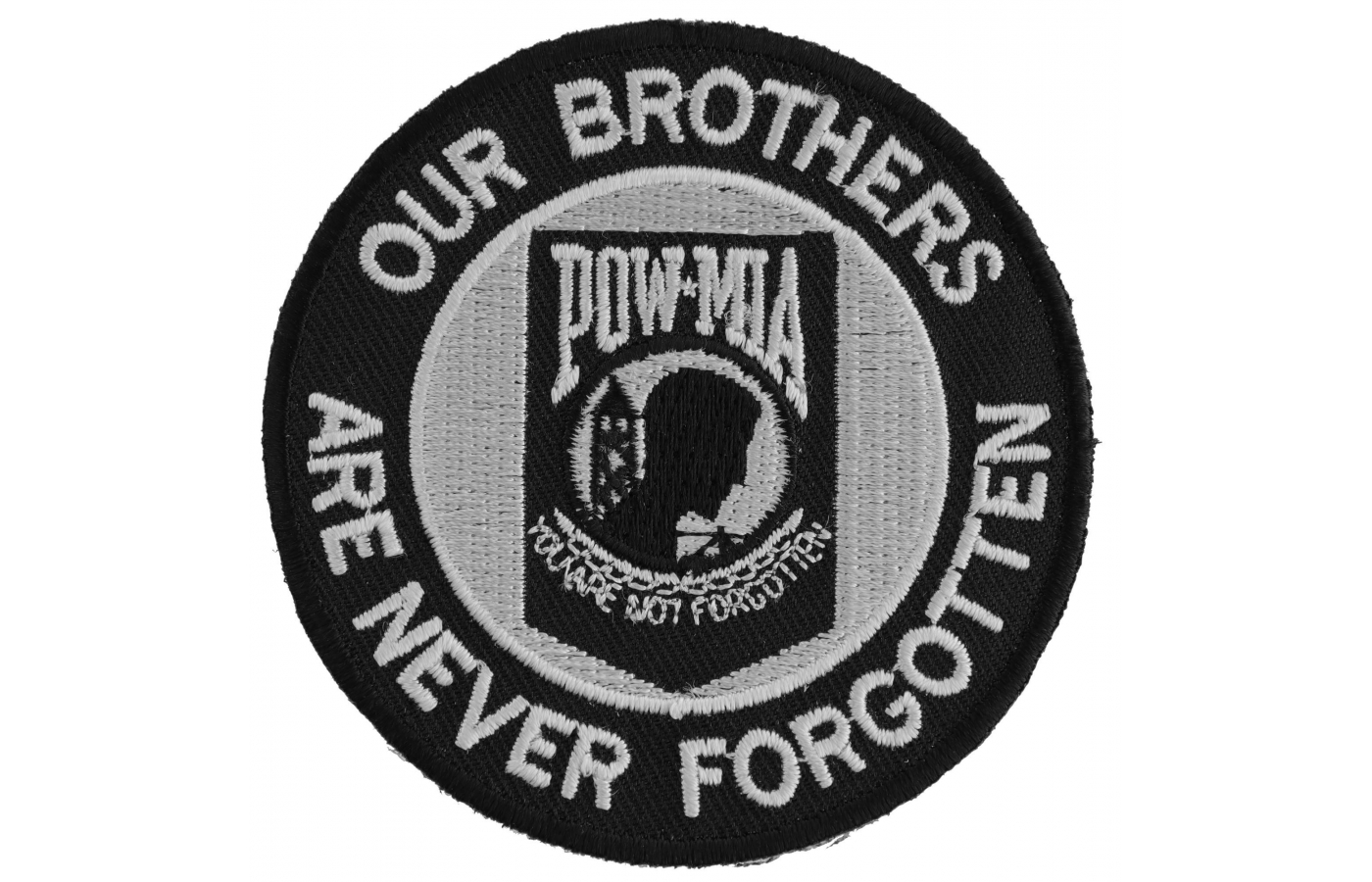 Our Brothers Are Never Forgotten Patch Small | US Military Veteran ...