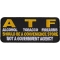 ATF Should Be A Convenience Store Patch | Embroidered Patches by Ivamis ...