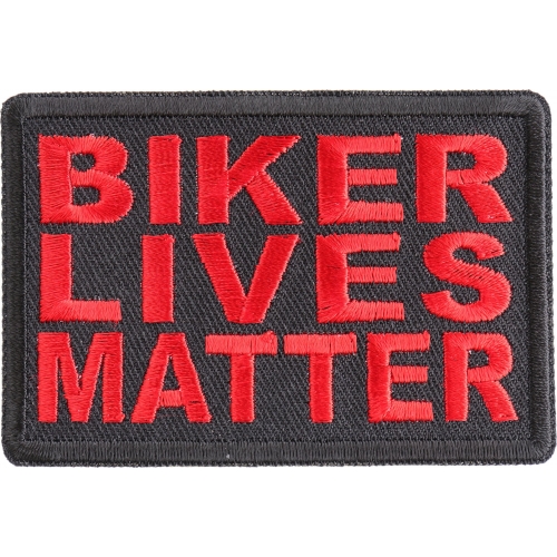 Biker Lives Matter Red Patch - TheCheapPlace