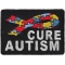 Cure Autism Puzzle Pieces Ribbon Patch | Embroidered Patches by Ivamis ...